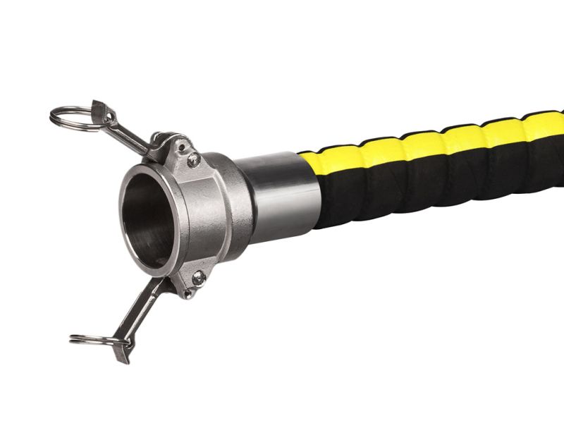 Rubber hose for transformer oil on a hose reel - Tubes International