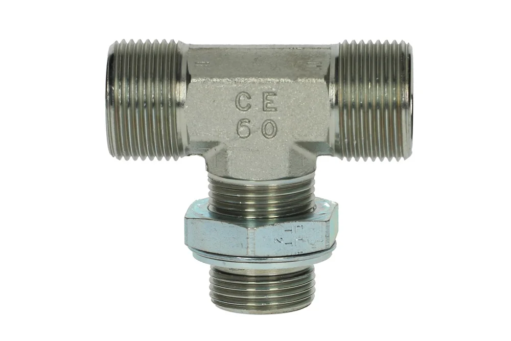 TE-BG adjustable screw connection tee, carbon steel - Tubes International