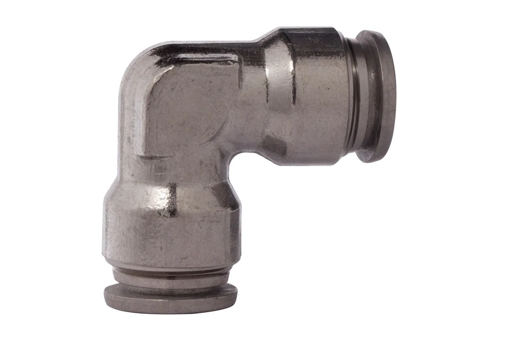 90° angle plug connector, stainless steel, AI-60130 - Tubes International