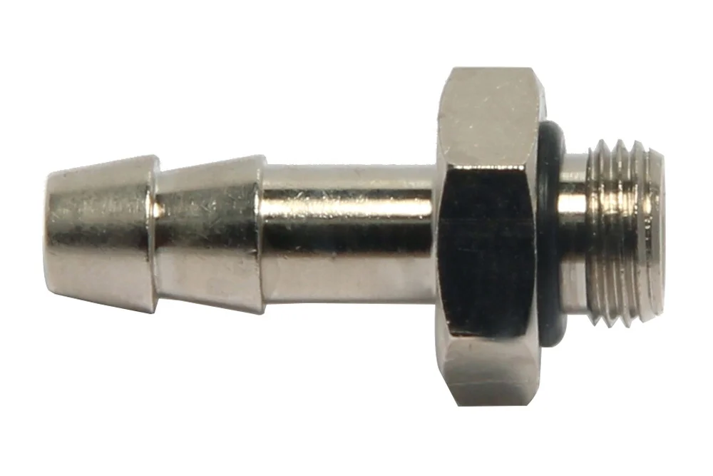Nickel-plated brass end for hose with GZ, type A19 - Tubes International