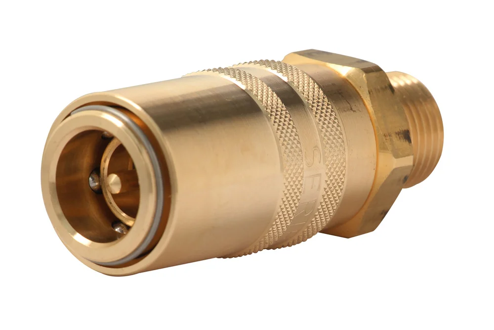 Quick coupling socket for injection molds with GZ with valve, DYROS ...