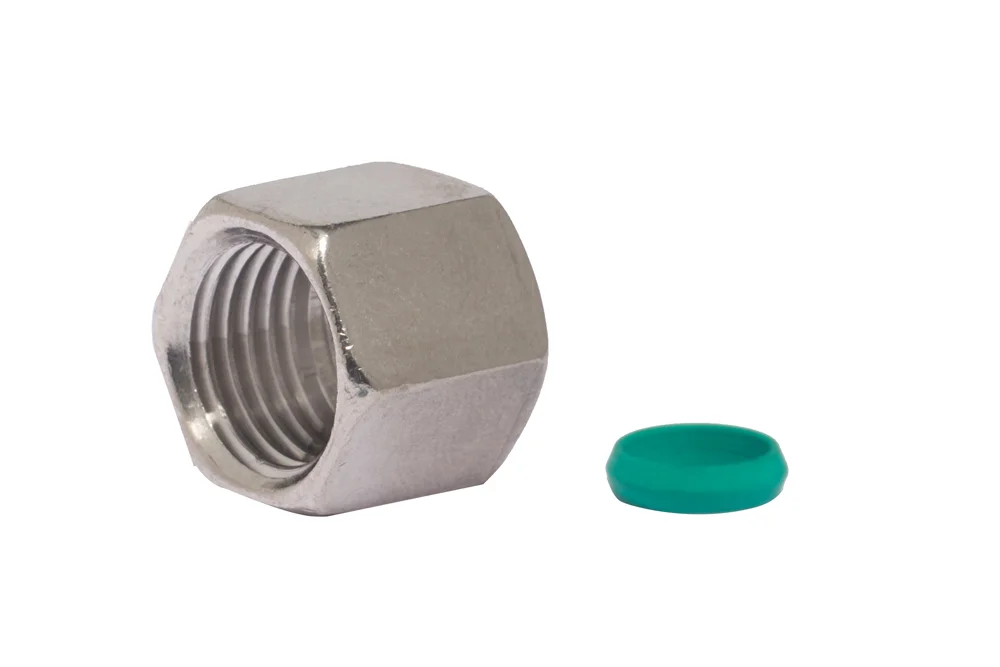 M nut WALForm® DIN 2353 with seal, stainless steel - Tubes International