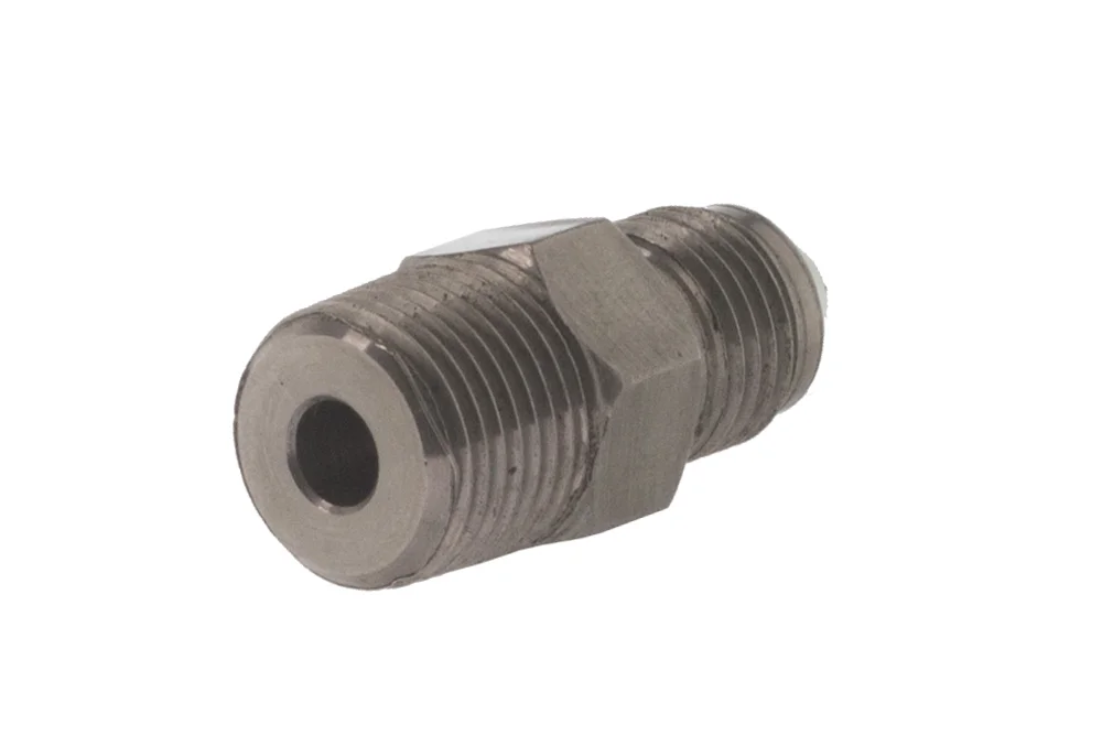 Straight JIC fitting with GZ NPT made of stainless steel, type GE-NT ...