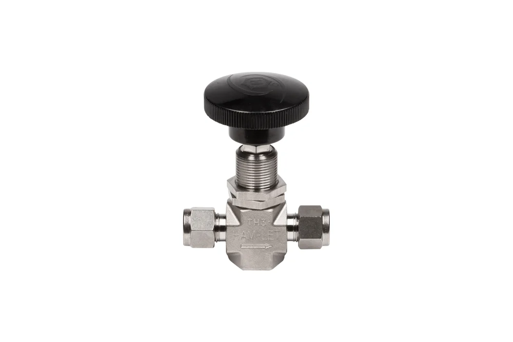 Needle valve with inch connection LET-LOK® stainless steel, type H-300 ...