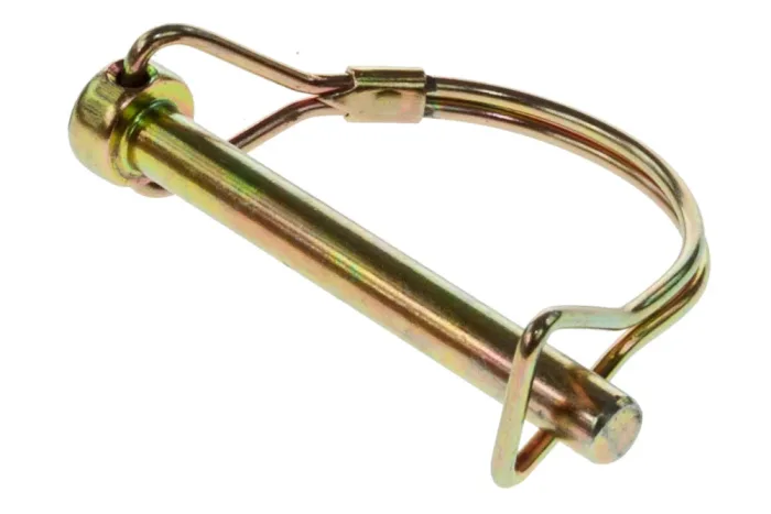 Safety pin securing the clamp - Tubes International