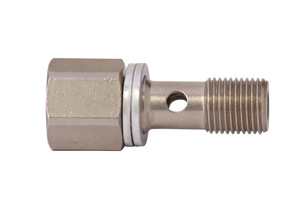 BANJO bolt with washers with internal thread, type D9 - Tubes International