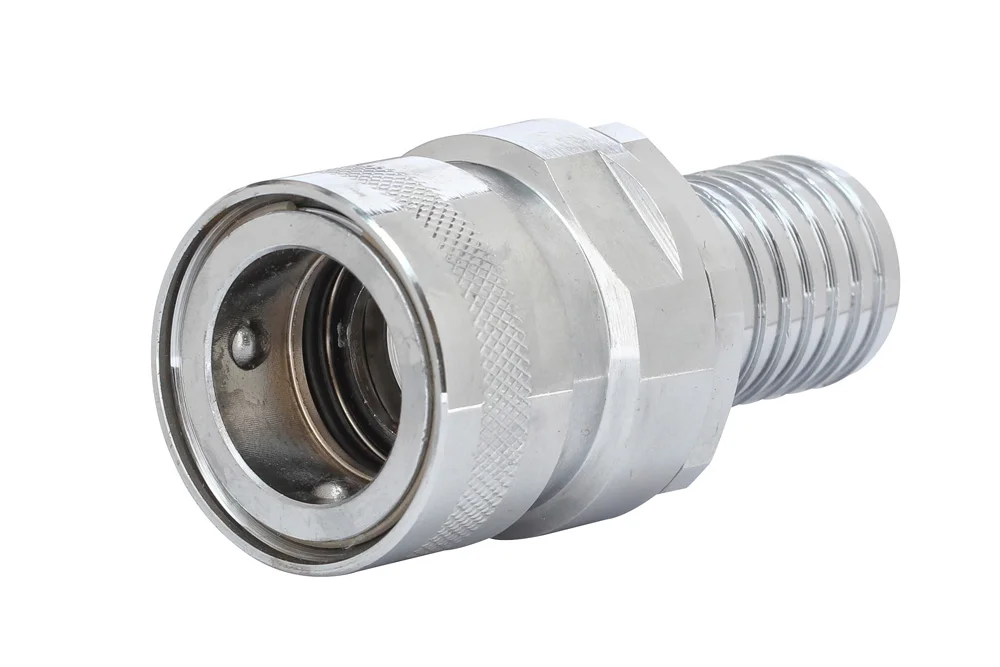 NiTO 1" water quick connector socket with hose end and shut-off valve ...