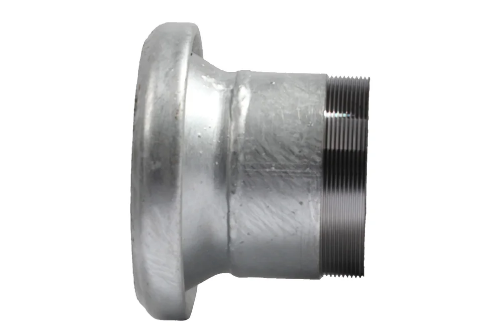 BAUER lever connector socket with BSP male thread, carbon steel, B.14 - Tubes International