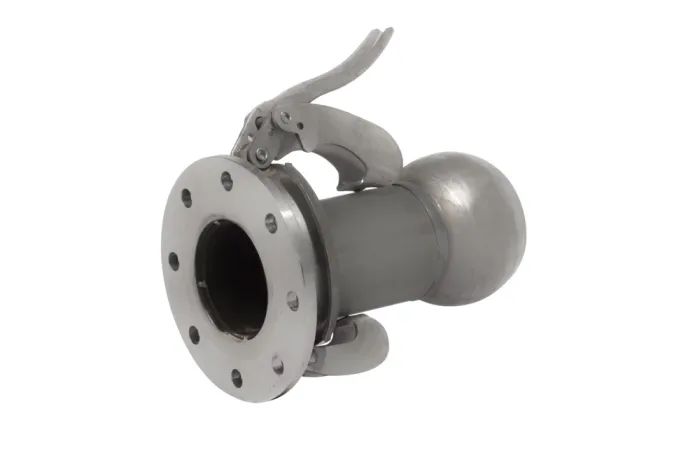 BAUER lever connector plug with PN 10 flange, carbon steel, B.46 ...