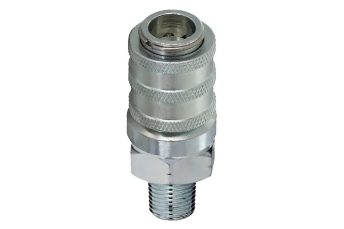 Socket with shut-off valve for diagnostic quick-connector with NPT GZ ...