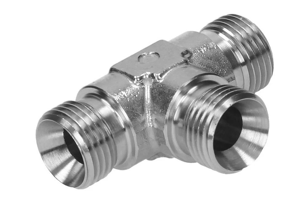 Adaptor - tee with GZ BSP, stainless steel, type A109 - Tubes International