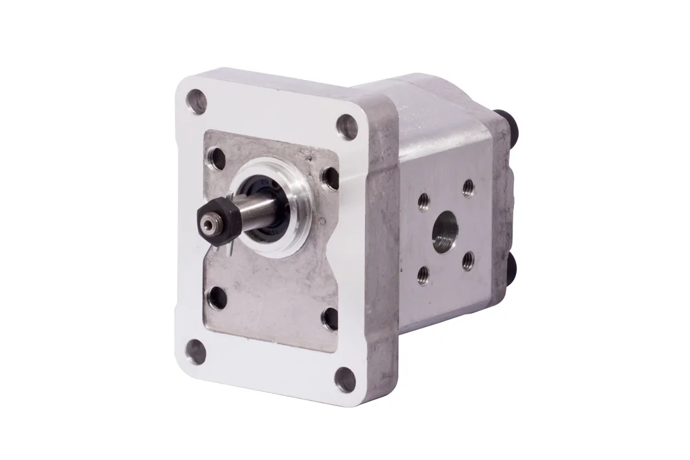 Gear displacement pump, plate ?25.4 mm, left rotation direction, flange ...